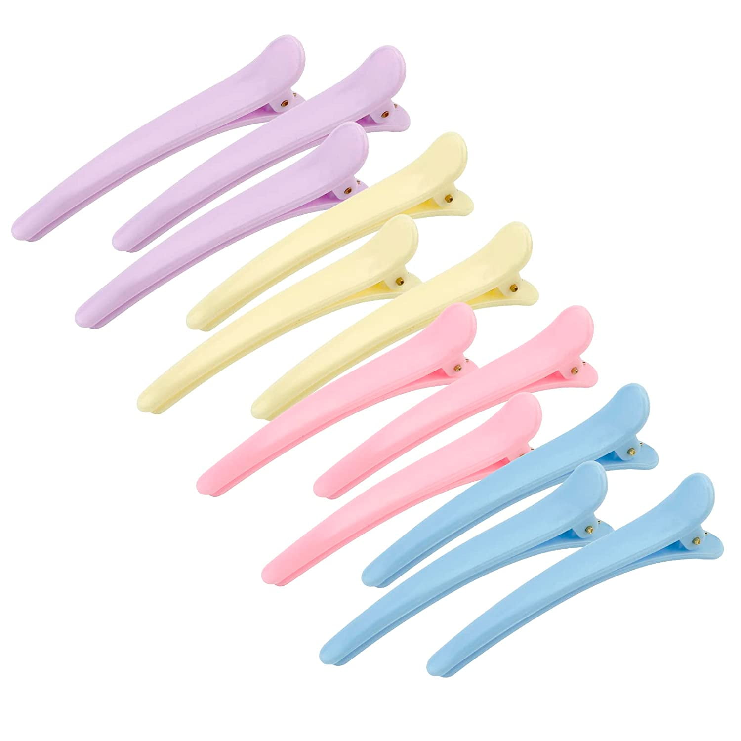 12 PCS Hair Clips for Styling Sectioning, 3.1 Inch Alligator Hair Clips ...