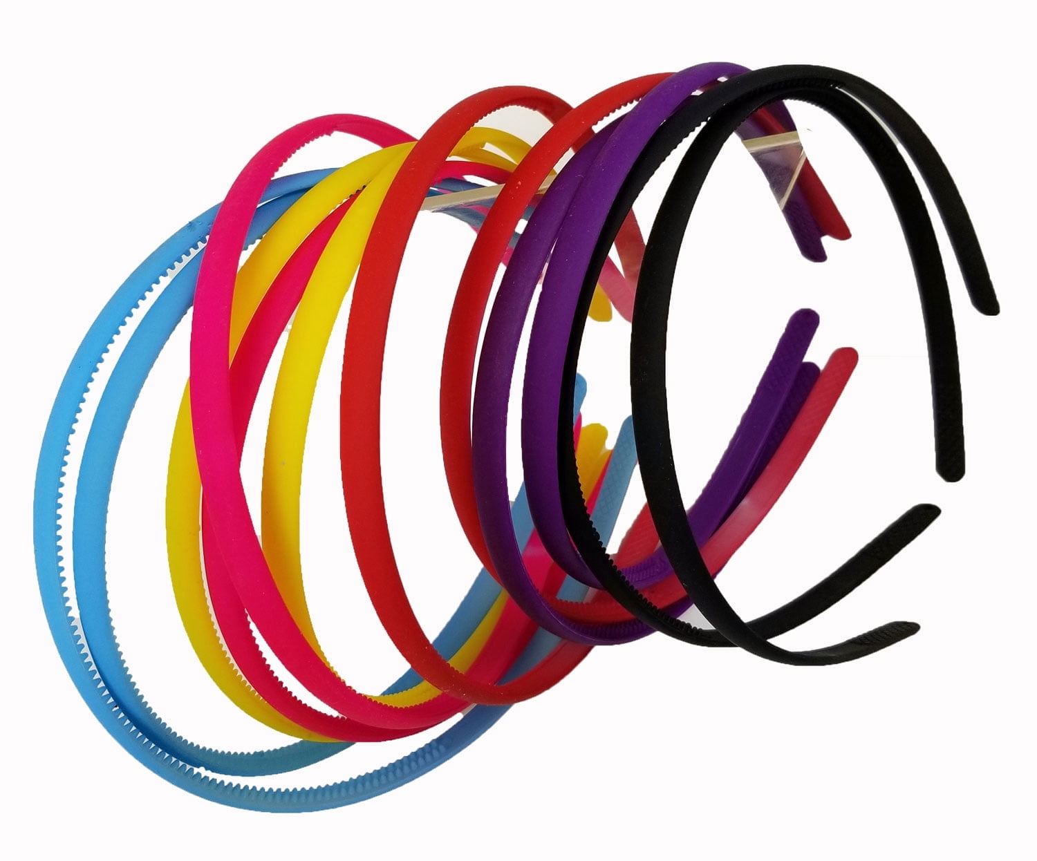 12 PCS Hairbands Headband for Women Girls Hair Plastic Headbands (0.3 ...