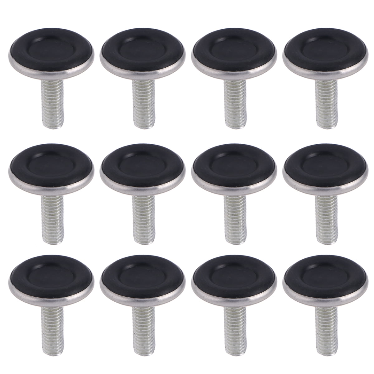 12 PCS Heavy Duty Furniture Leveler Adjustable Tee Nuts Leg Levelers ...