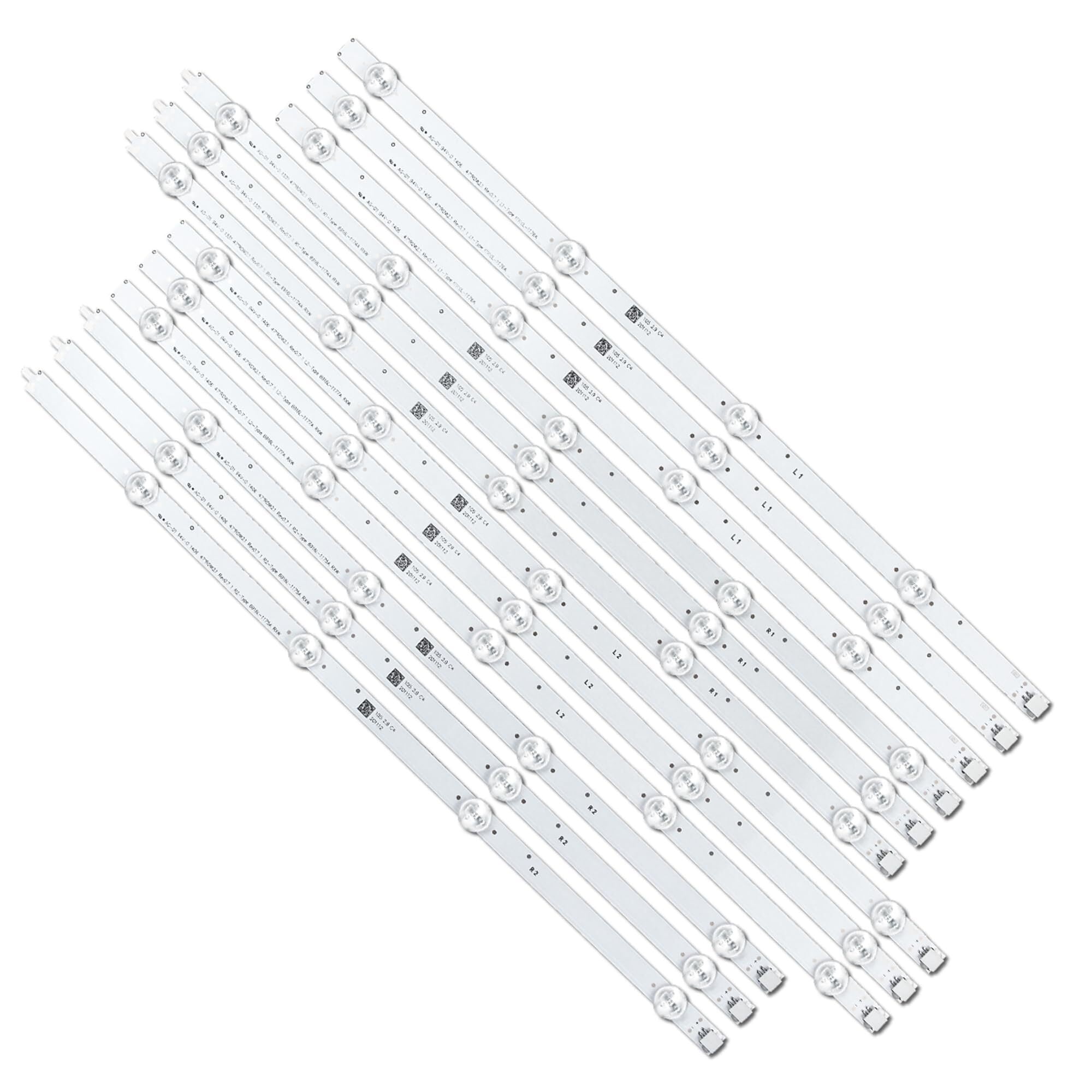 12 PCS LED Backlight Strip for 47LN 47LN5400 47LN5700 47LN5200 47LA620S ...