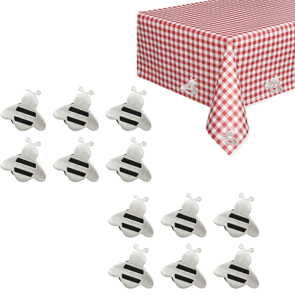 12 PCS Magnetic Tablecloth Weights, Bee Tablecloth Weights Magnetic ...