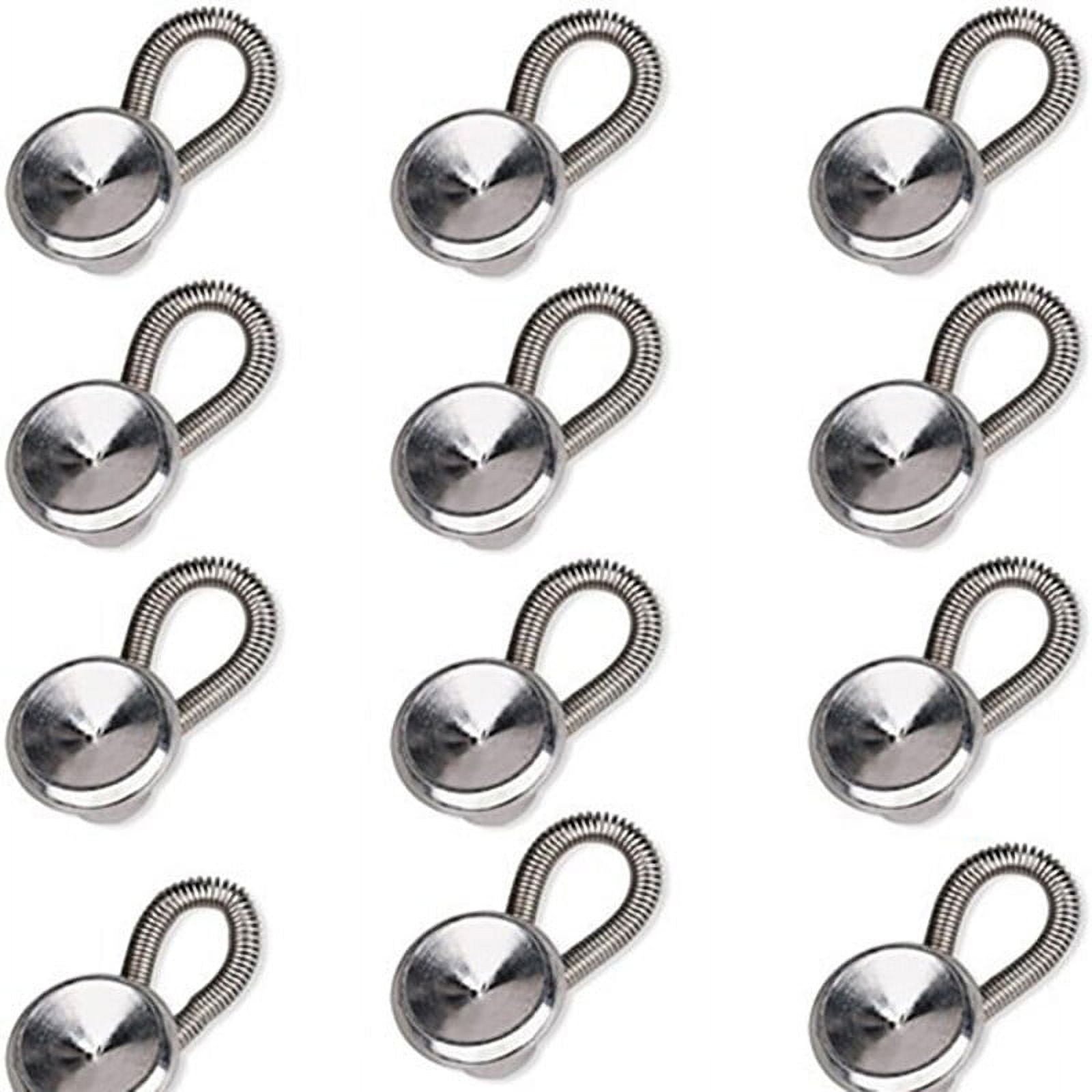 12 PCS Metal Button Extra Extender Collar Extenders Dress Shirt Neck ...