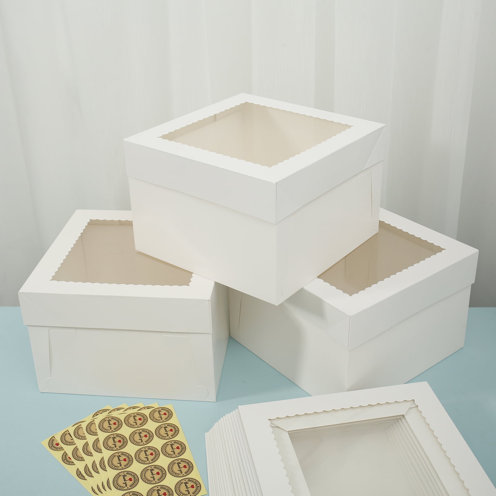 12 PCS Mini Cake Gift Boxes Small Cake Boxes for Cake Portions - Cookie ...