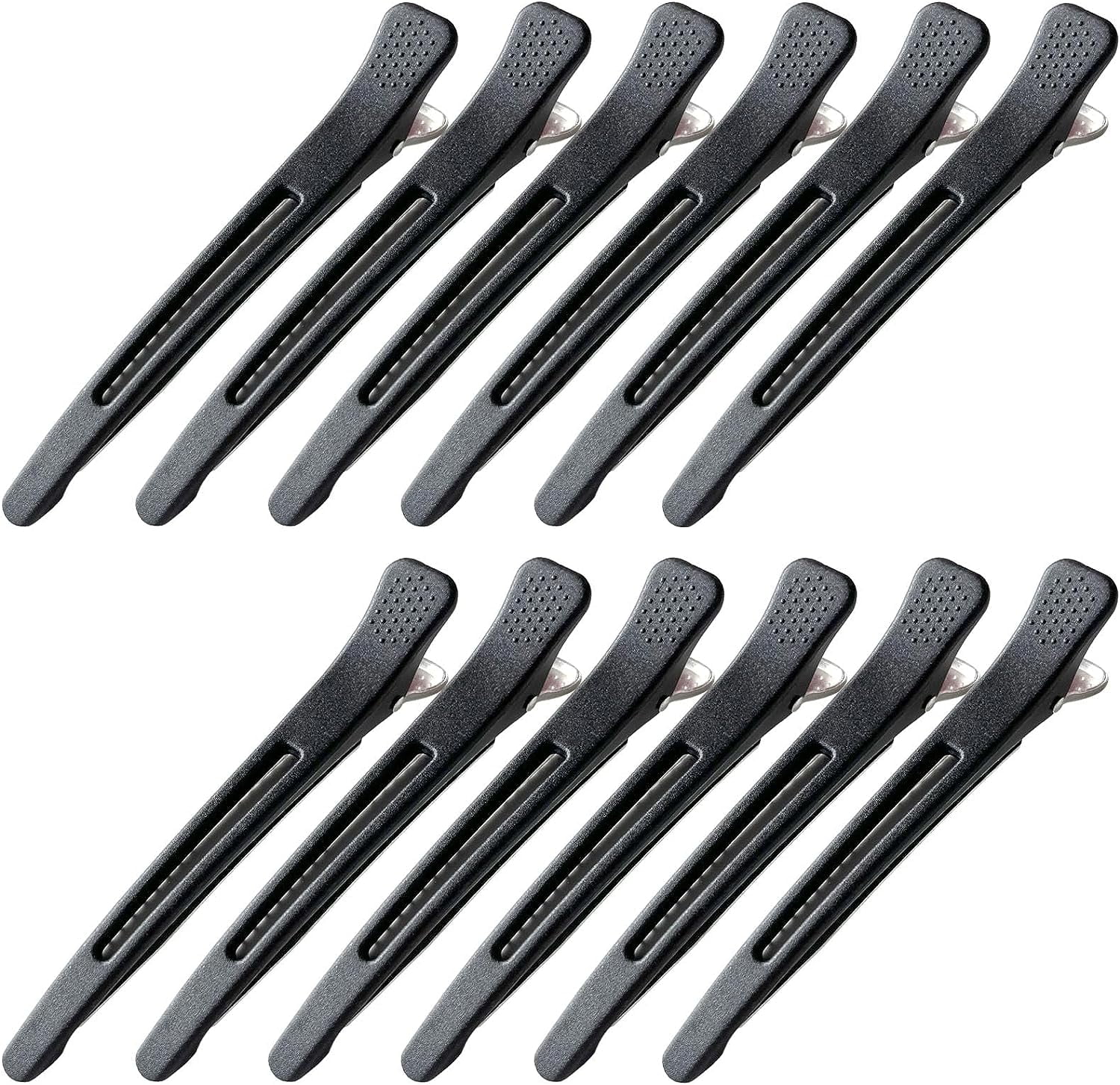12 PCS Professional Hair Sectioning Clips - Non-Slip Hair Clamp for ...