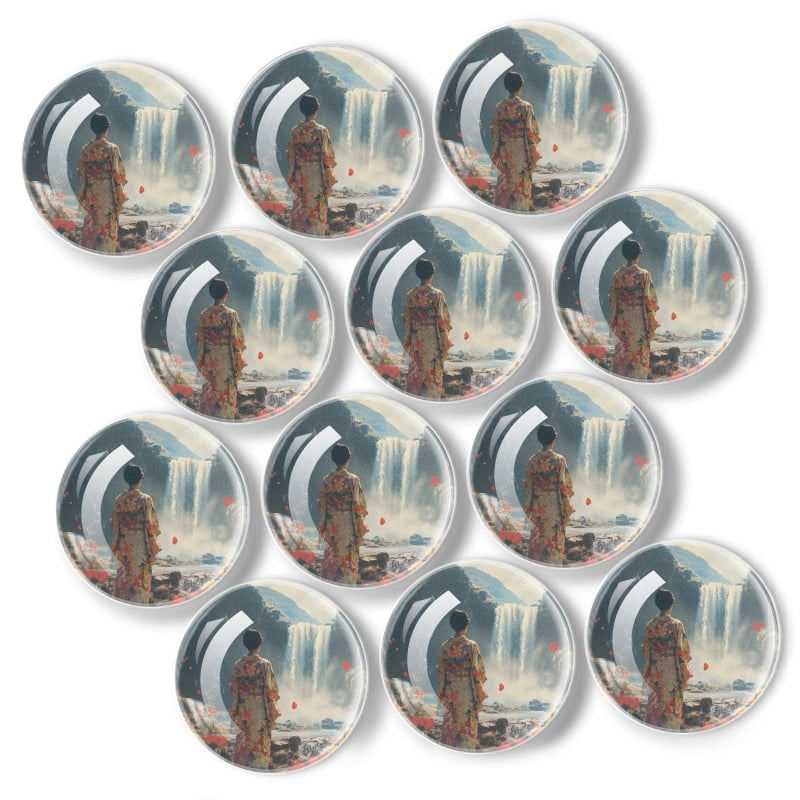 12 PCS Refrigerator Magnets Cute Decorative Magnetic Stickers Home ...