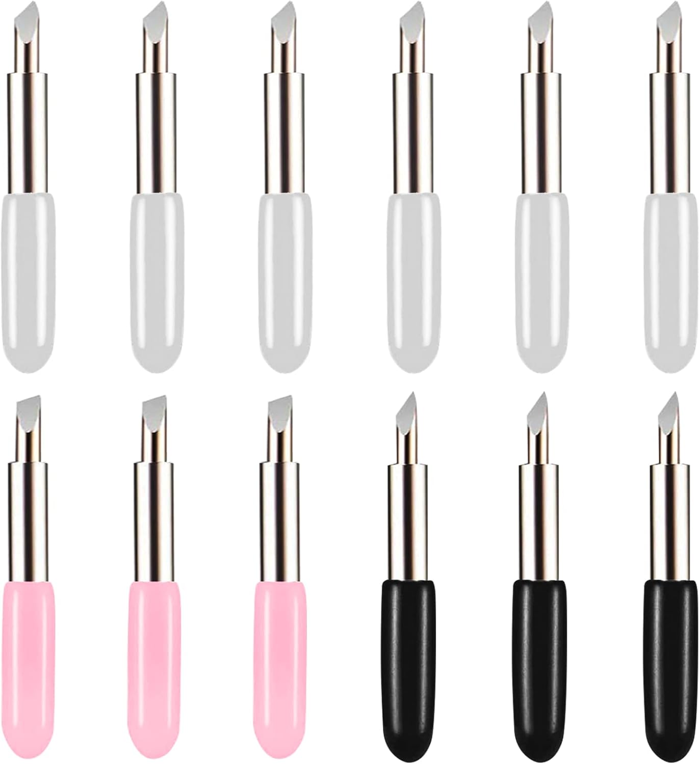 12 PCS Replacement Cutting Blades Compatible for Cricut, 6Pcs 45 ...