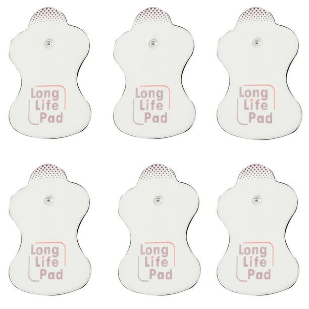 12 PCS Reusable Electrode Pad for TENS Self-Adhesive Therapy Pads for ...