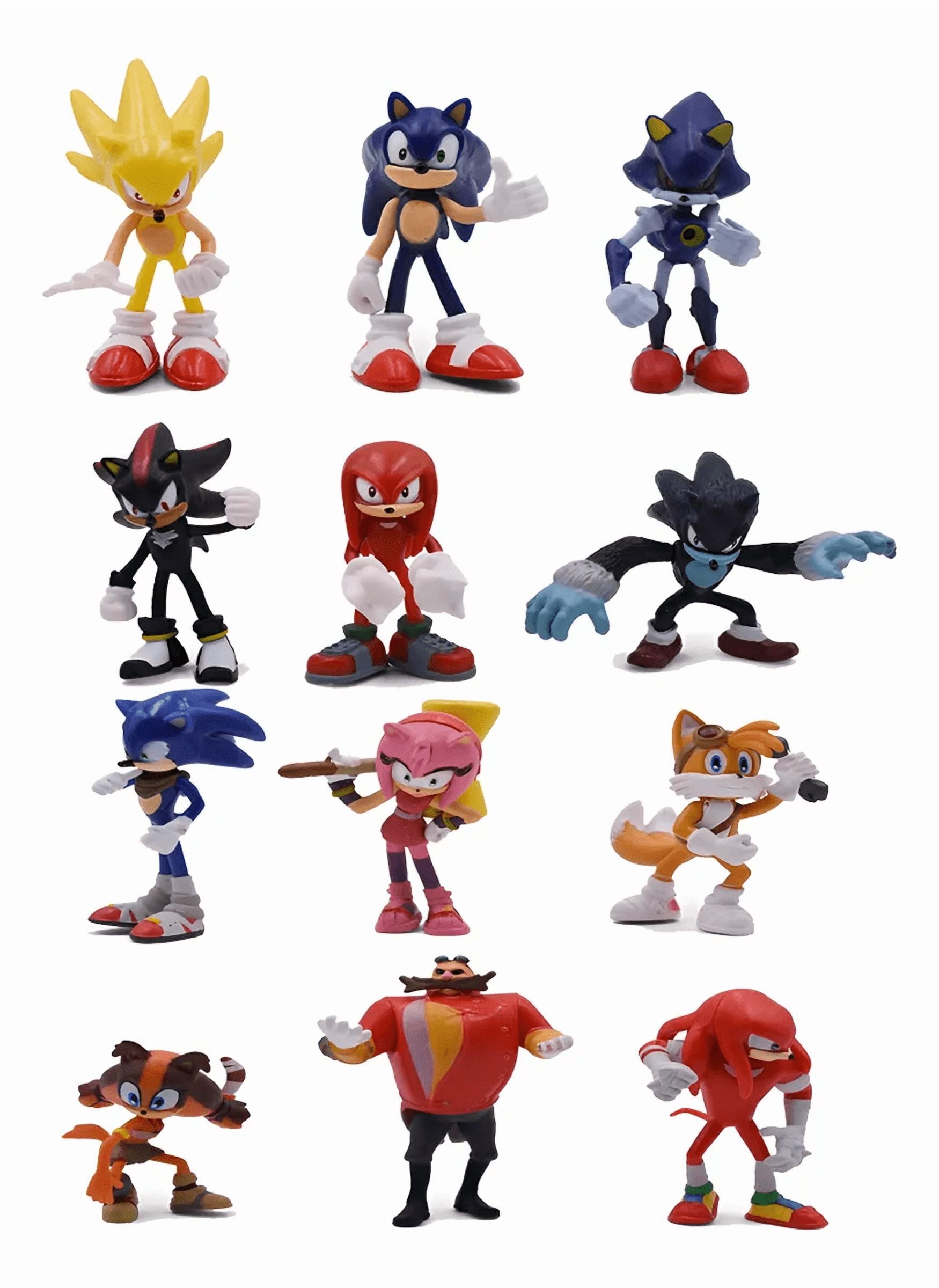 12 PCS Sonic Style Action Figures Set – Blue Hedgehog and Friends ...