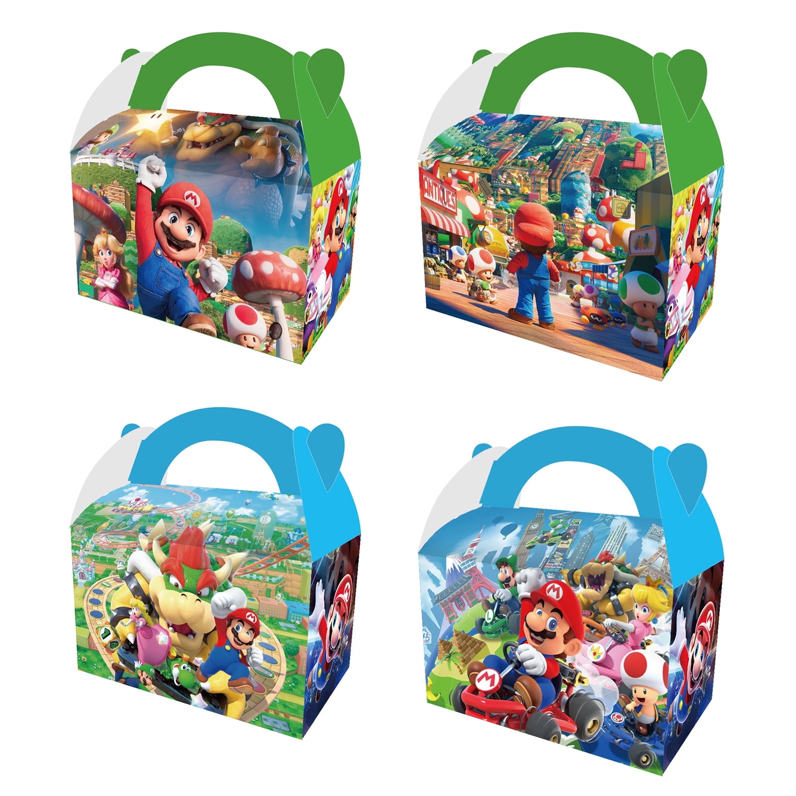 12 PCS Super Mario Bros Party Decorations, Super Mario Bros Party ...