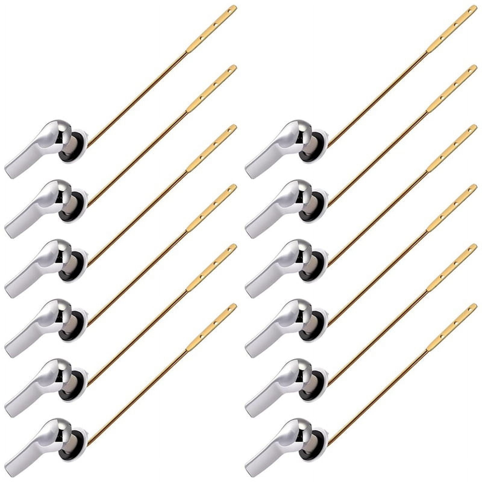 12 PCS Toilet Handle Lever Flush Replacement, Brass Universal Flush ...