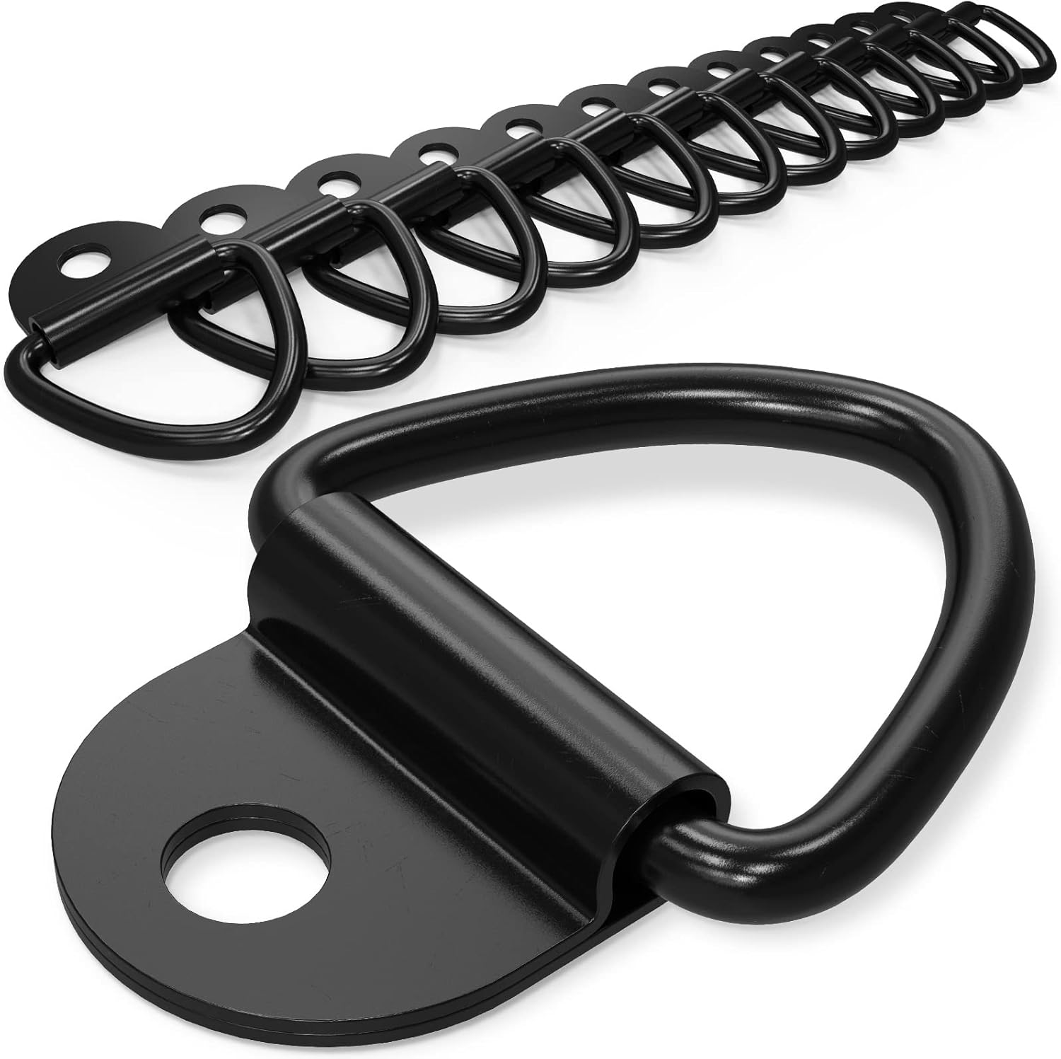 12 PCS V Ring Tie Down Anchors 2" Diameter Steel Tie Down V-Ring Bolt ...