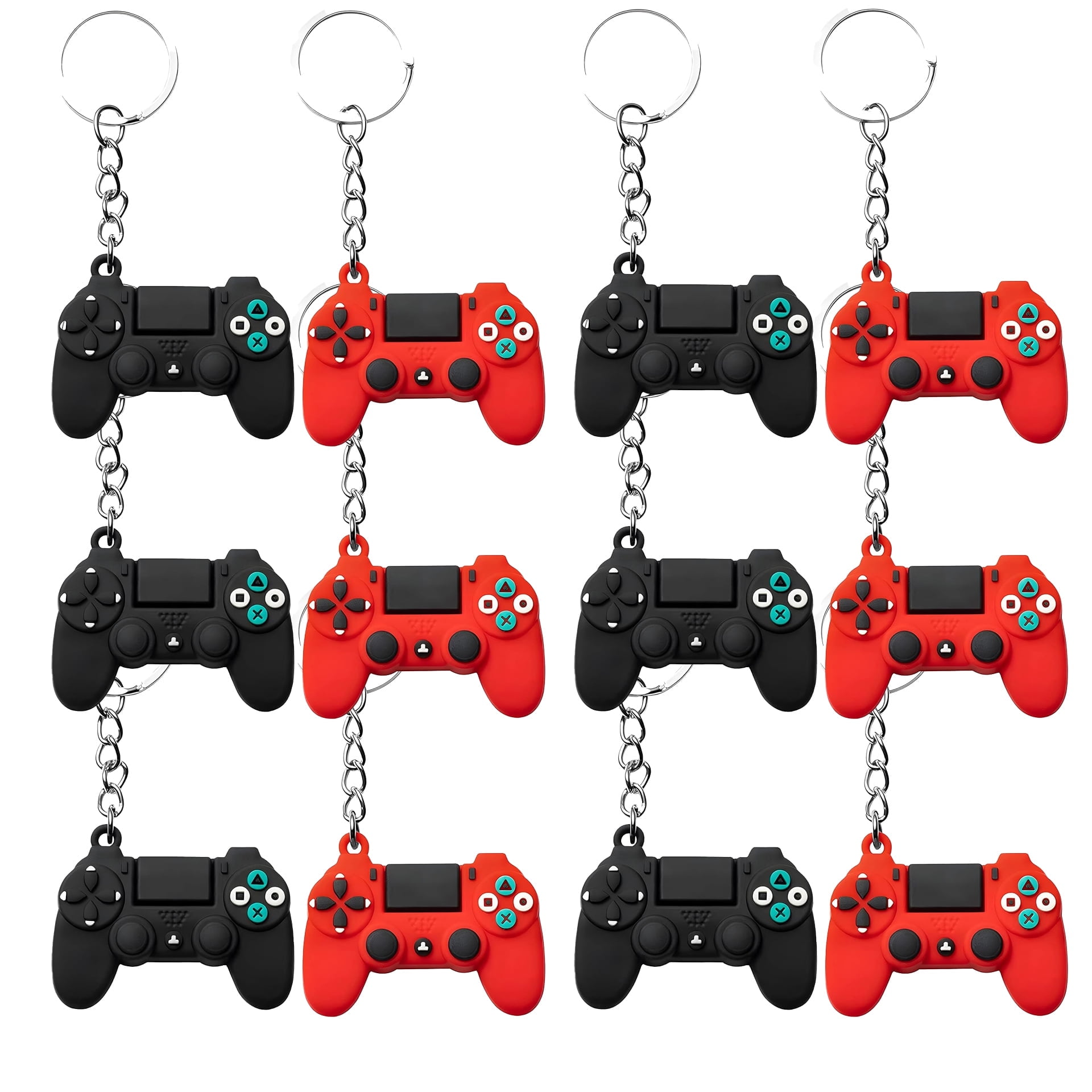 12 PCS Video Game Controller Keychains Video Game Party Favors Game ...