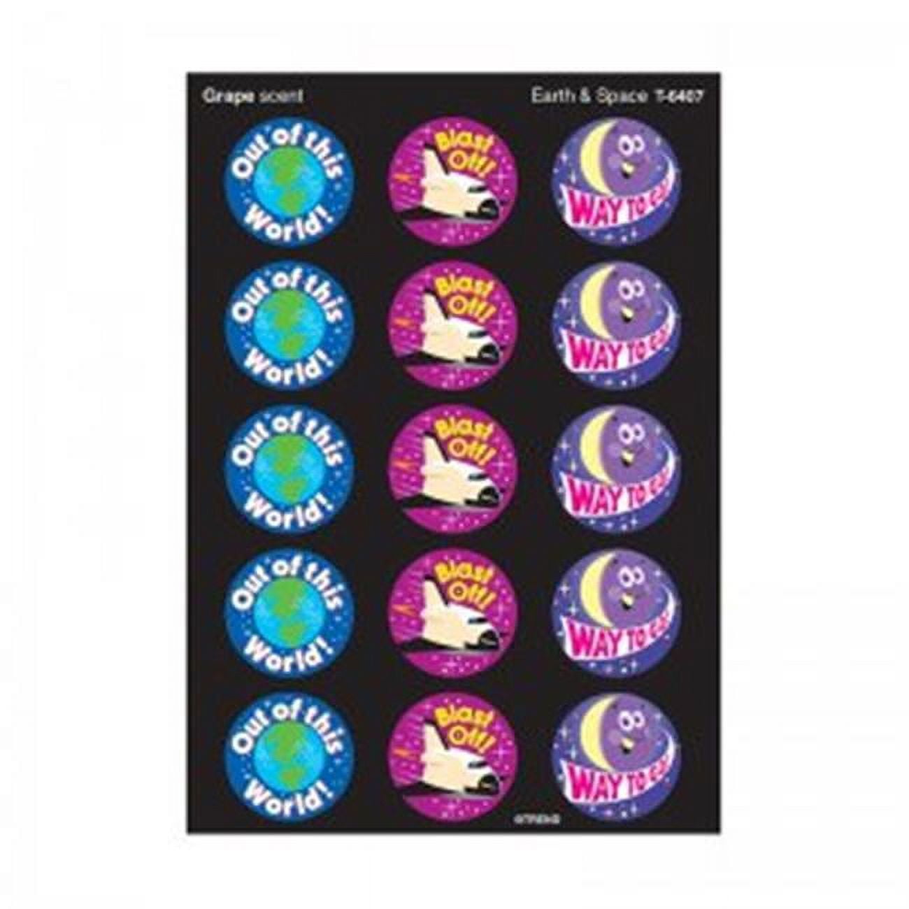 Trend Enterprises Stinky Stickers Earth & 12 Pk Space 60 Per Pk Acid ...