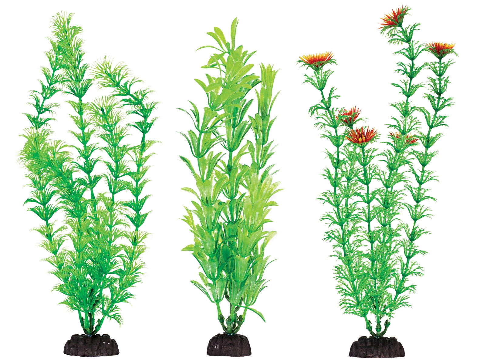Penn-Plax Aqua-Plants Plastic Aquarium Plant Decorations – Multicolor ...