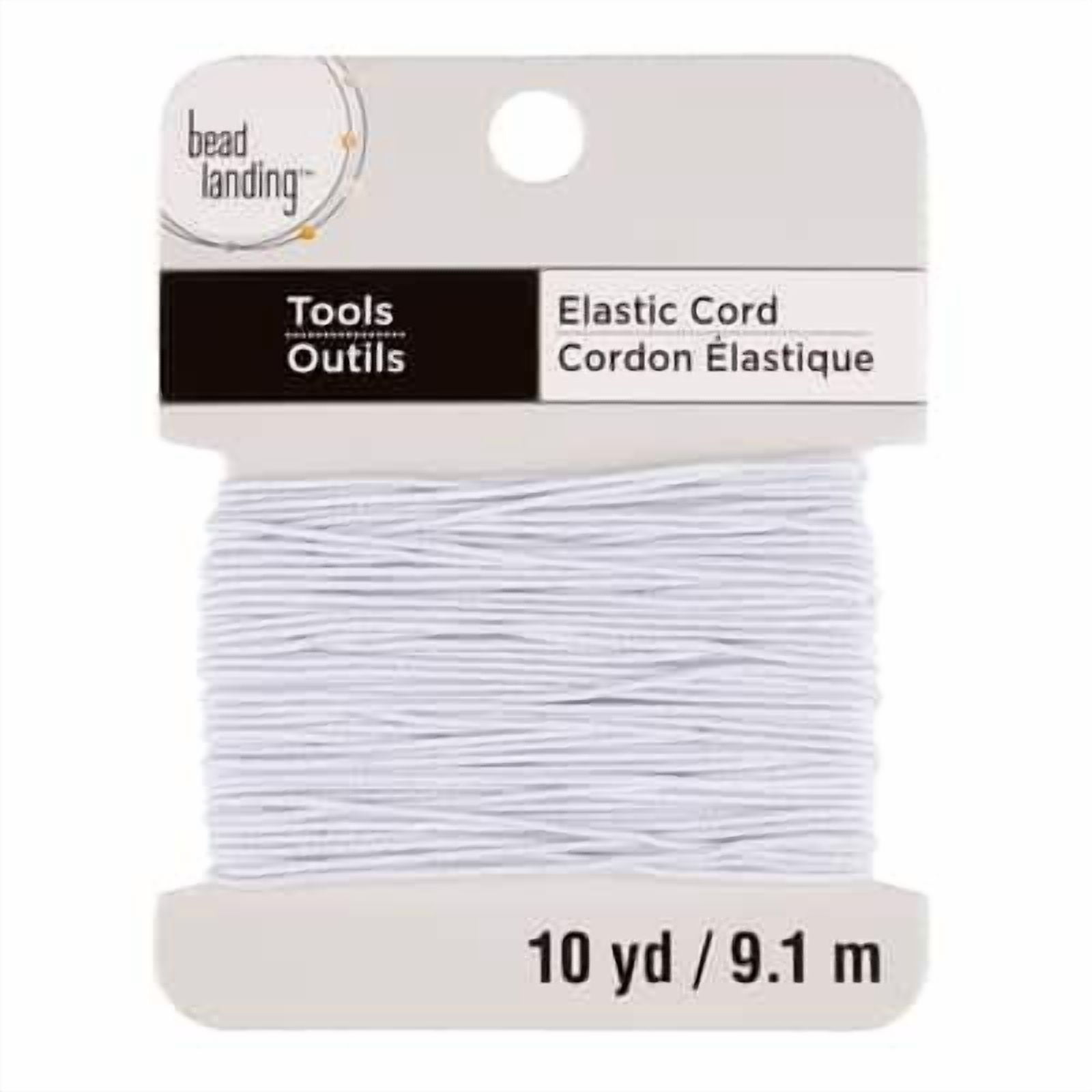 12 Pack: 0.5mm White Elastic Cord by Bead Landing - Walmart.com