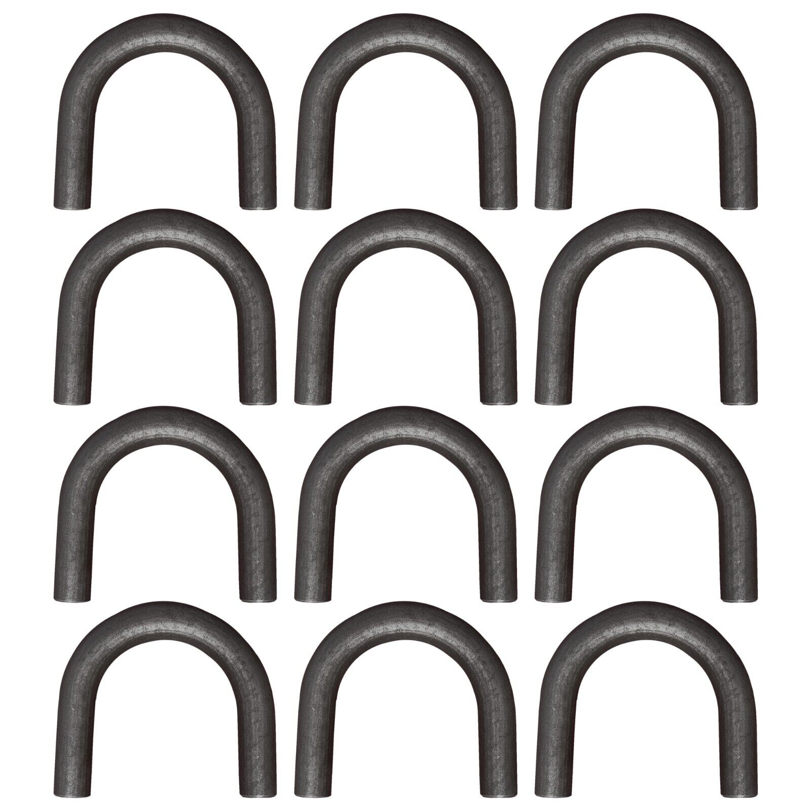 12 Pack 1/2" Thick Weld-on Steel D-Ring Rope Hook Chain Tie Down D Ring ...