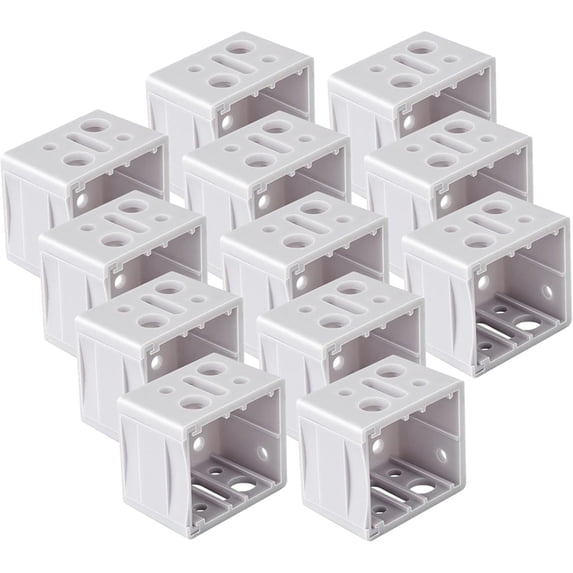 12 Pack 1 Inch Blind Brackets, Vertical Blind Bracket Box Mounting ...