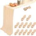 12 Pack 10 Ft Blush Pink Cheesecloth Table Runner Cheese Cloth for ...