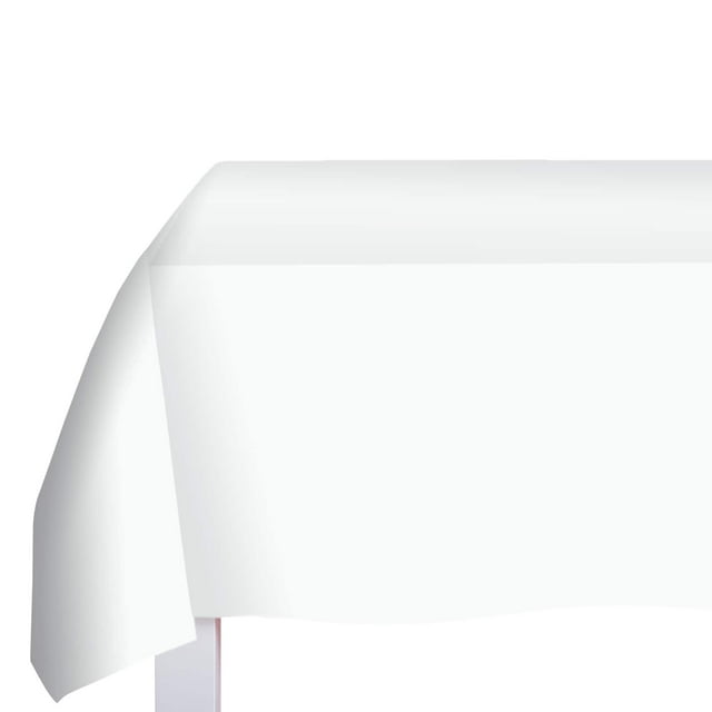 12 Pack: 108" White Rectangle Table Cover by Celebrate It™ - Walmart.com