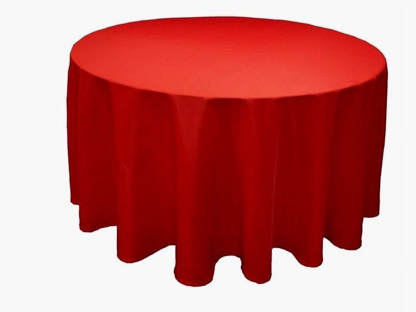 12 Pack 120" Inch round Polyester Tablecloth 24 COLOR Table Cover ...