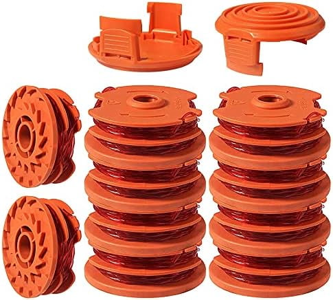 12 Pack 16ft 0.065" Grass Trimmer Replacement Spool Line, JOJOCY Weed ...