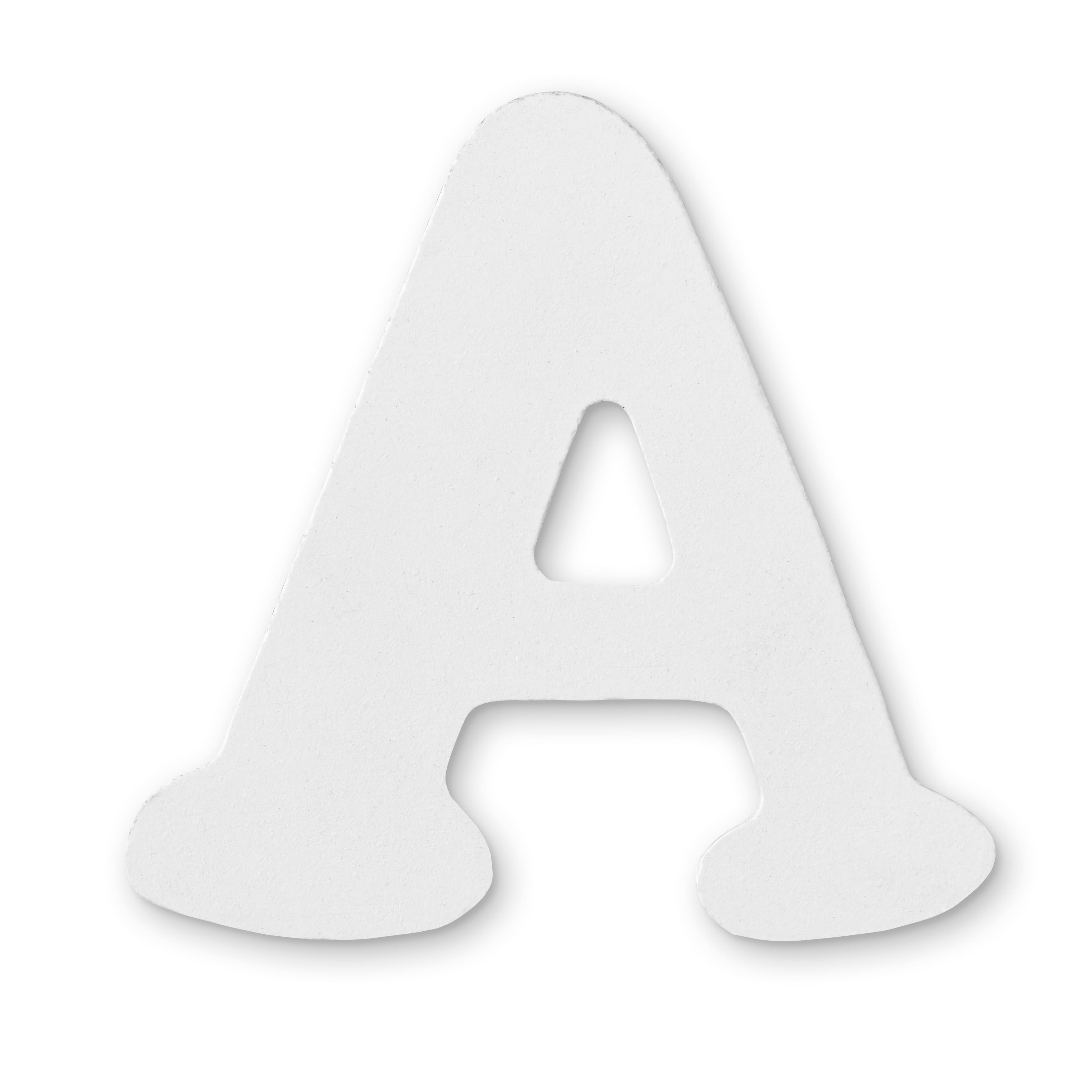 12 Pack: 2.5" White Wood Letter by Make Market® - Walmart.com