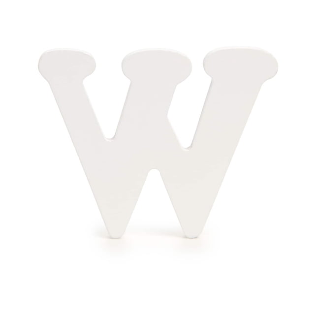12 Pack: 2.5" White Wood Letter by Make Market® - Walmart.com