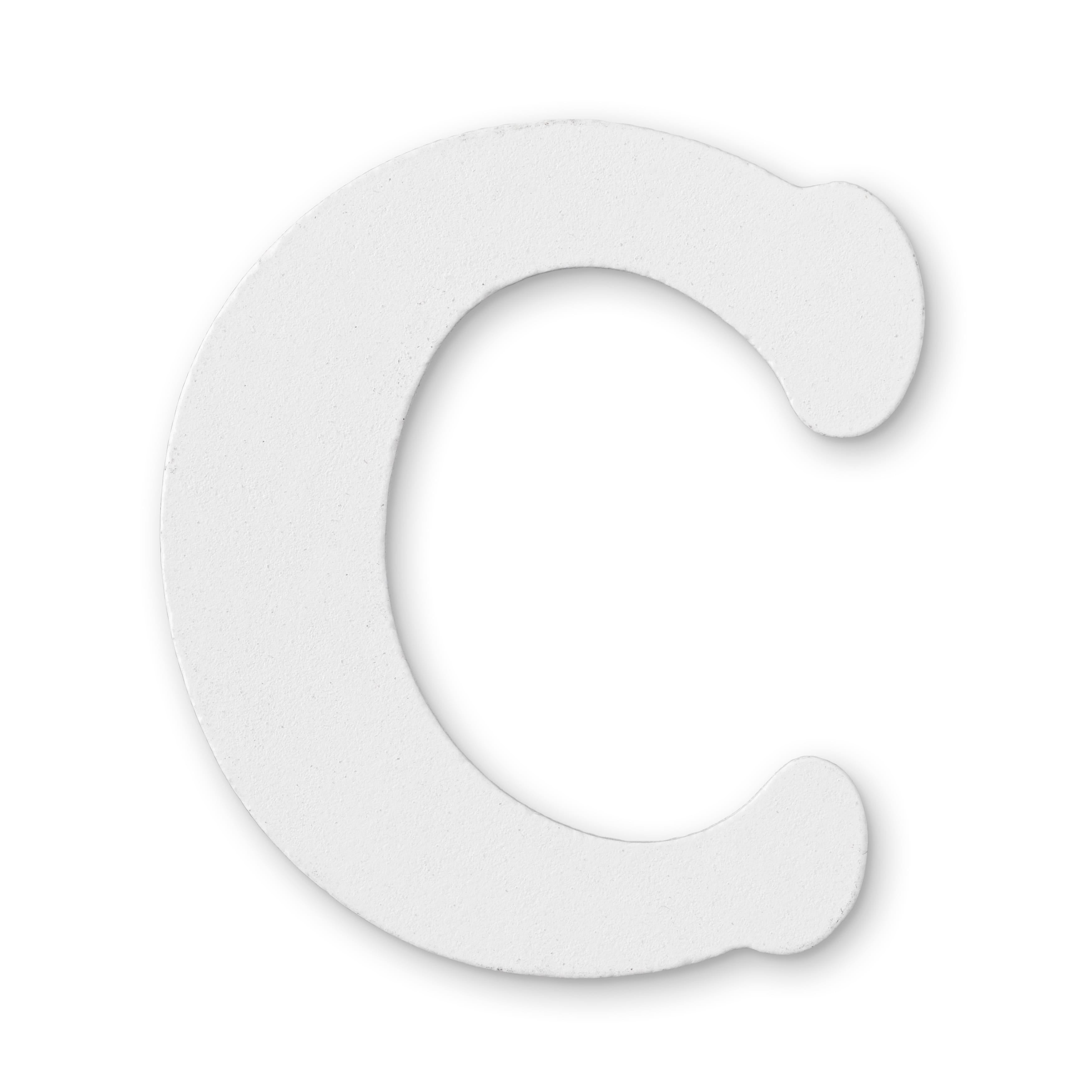 12 Pack: 2.5" White Wood Letter by Make Market® - Walmart.com
