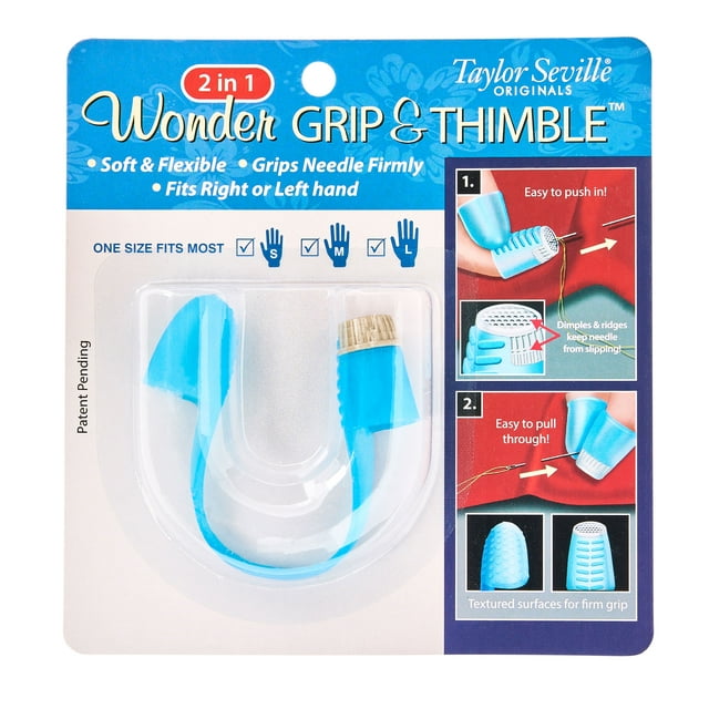 12 Pack: 2-In-1 Wonder Grip & Thimble™ - Walmart.com