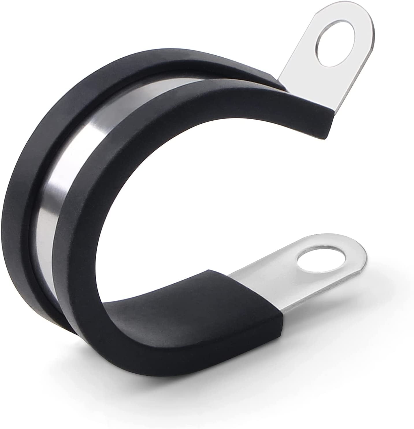 12 Pack 2 Inch Stainless Steel Cable Clamps, Metal Pipe Clamps Wire ...