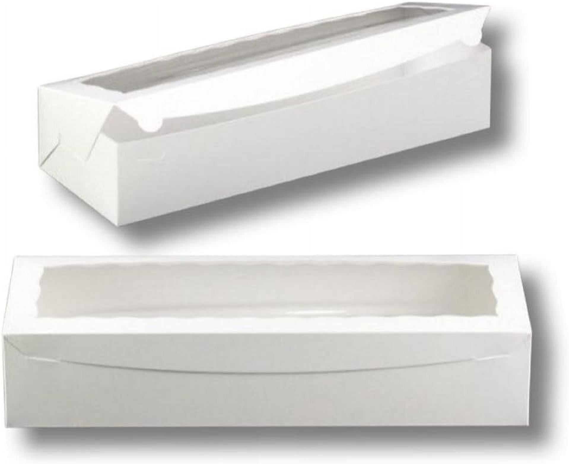 12-Pack 20" x 7" x 4" Bakery Box with Window, Rose and Wine Box, Box ...