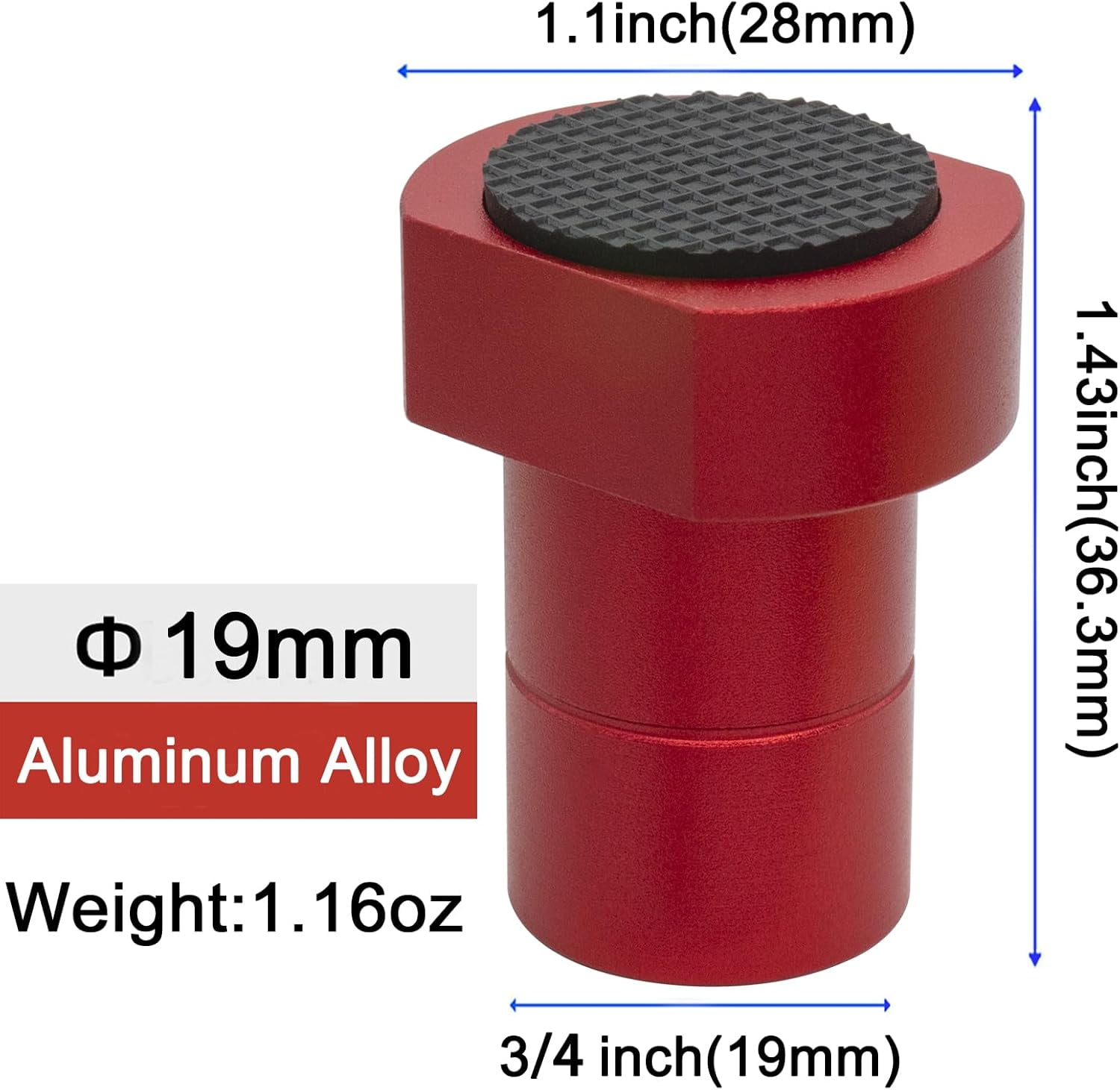 12-Pack 3/4" Dogs, Non-Slip Aluminum Alloy Workbench Stops for MFT ...