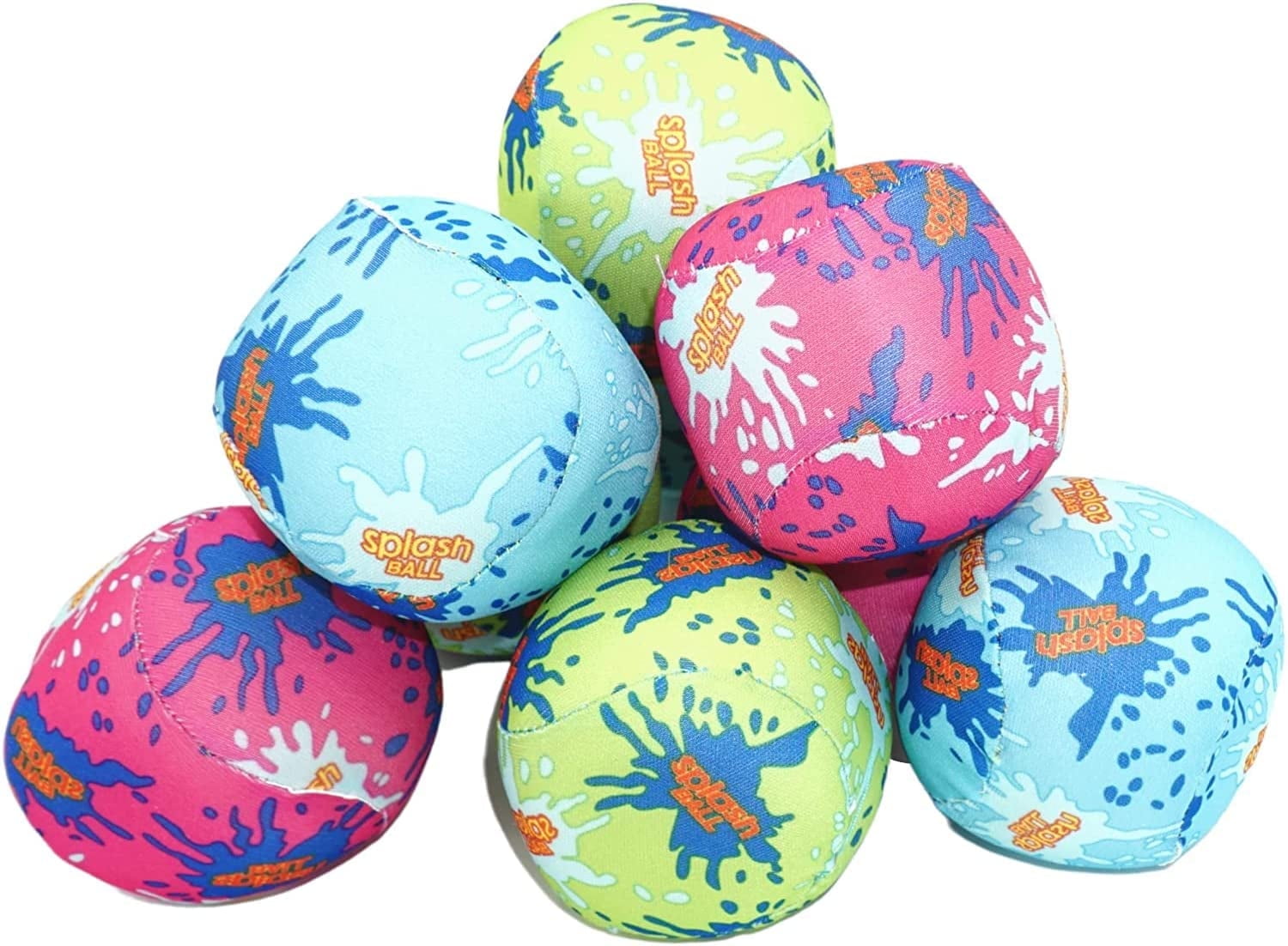 12 Pack - 3" Water Bomb Splash Balls - Water Absorbent Ball - Kids Pool ...