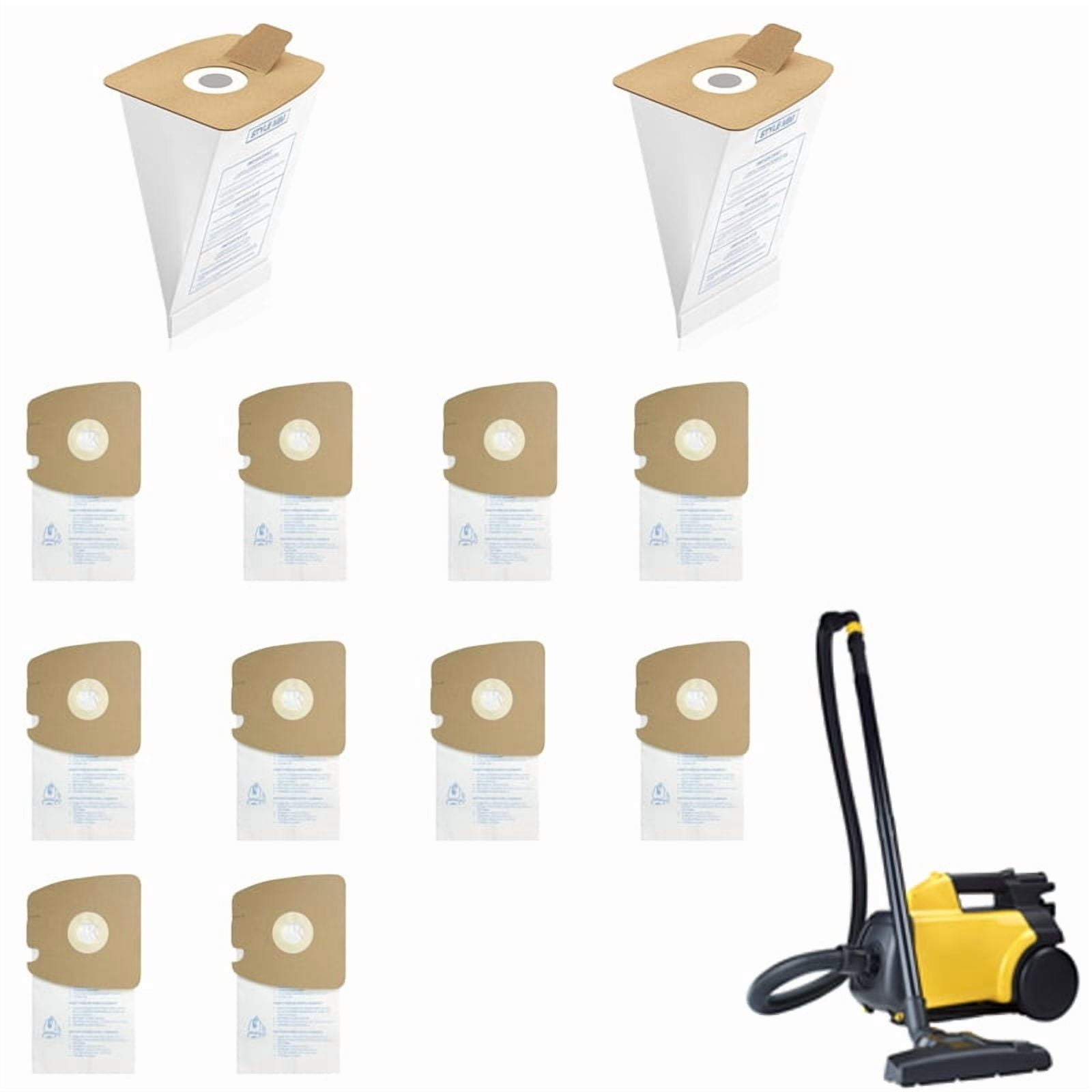 12 Pack 3670G Style MM Vacuum Bags Compatible with Eureka Style MM ...