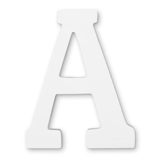 12 Pack: 4.75" White Wood Letter by Make Market® - Walmart.com