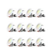 Elite REL437-CCT Series LED Retrofit Baffle Trim, Color SeleCCTor 2700K ...