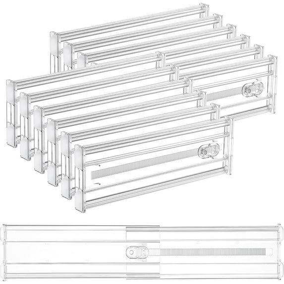 12 Pack 4" Regular Upgrade Drawer Dividers for Clothes, 12.8"-22.3 ...