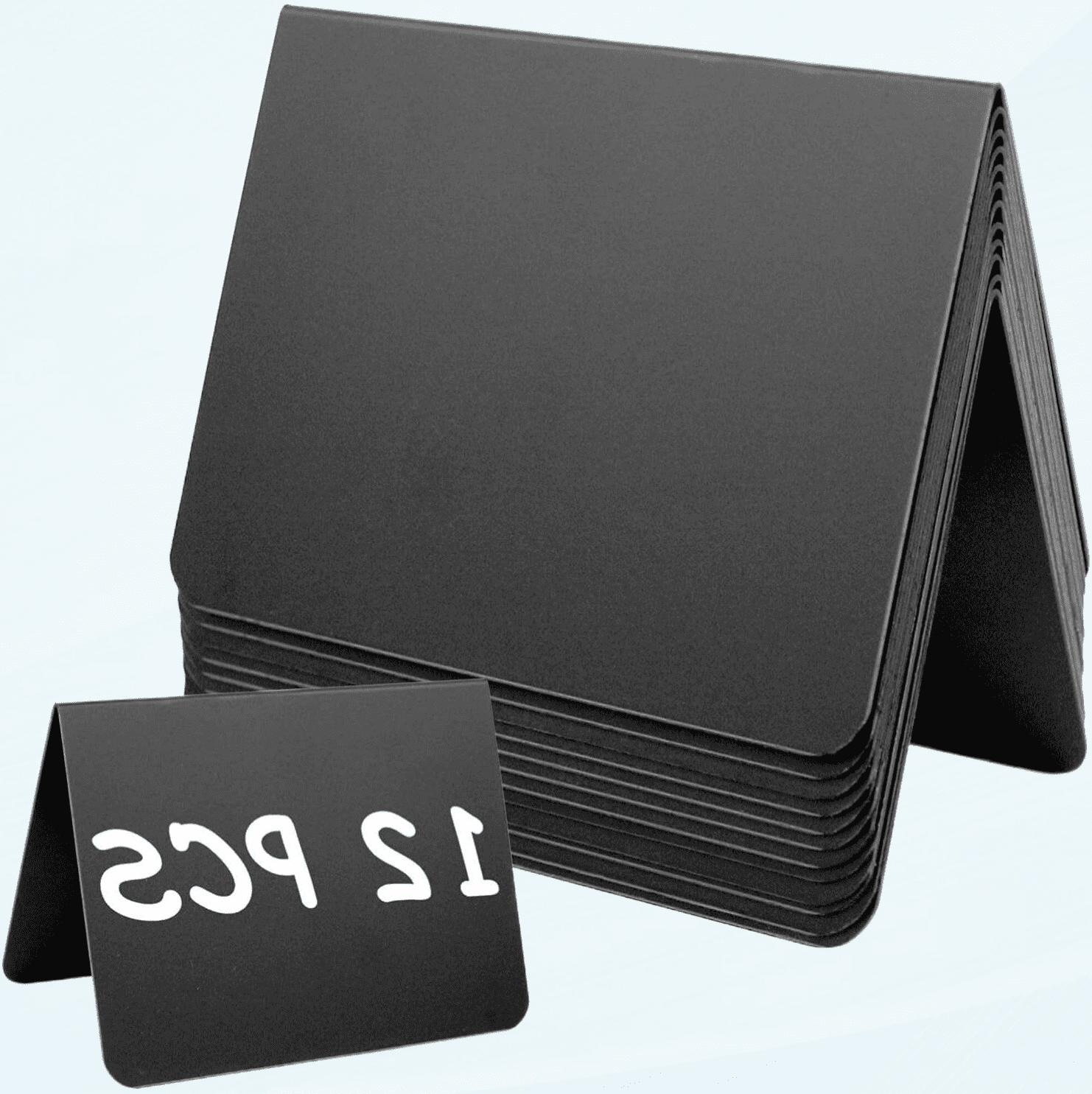 12 Pack 4"x3"Mini Chalkboard Signs for Chalk Sign, Easy to Write and ...