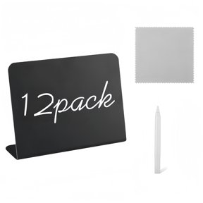 Juvale Wood-Framed Mini Chalkboard Signs - Double-Sided Chalk Board ...