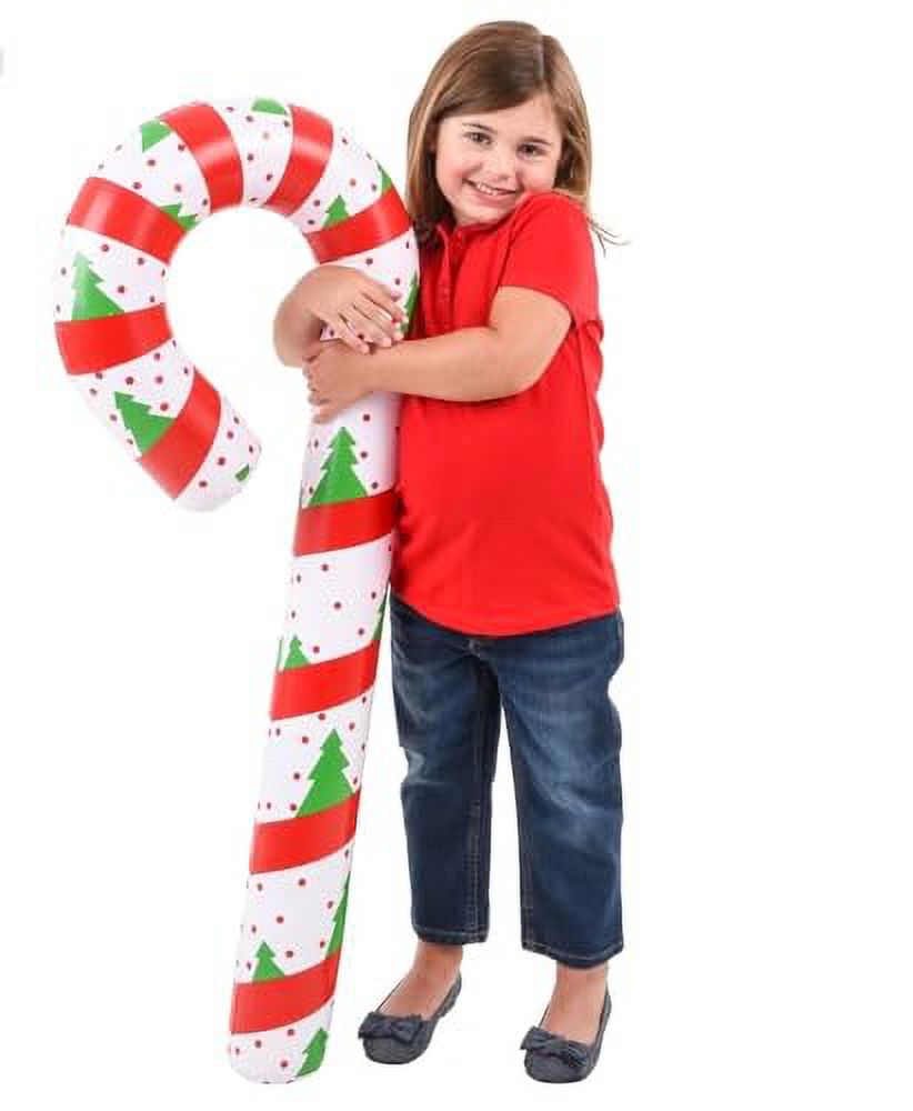 12-Pack 44" Inflatable Jumbo Size Blow Up Candy Canes for Christmas ...