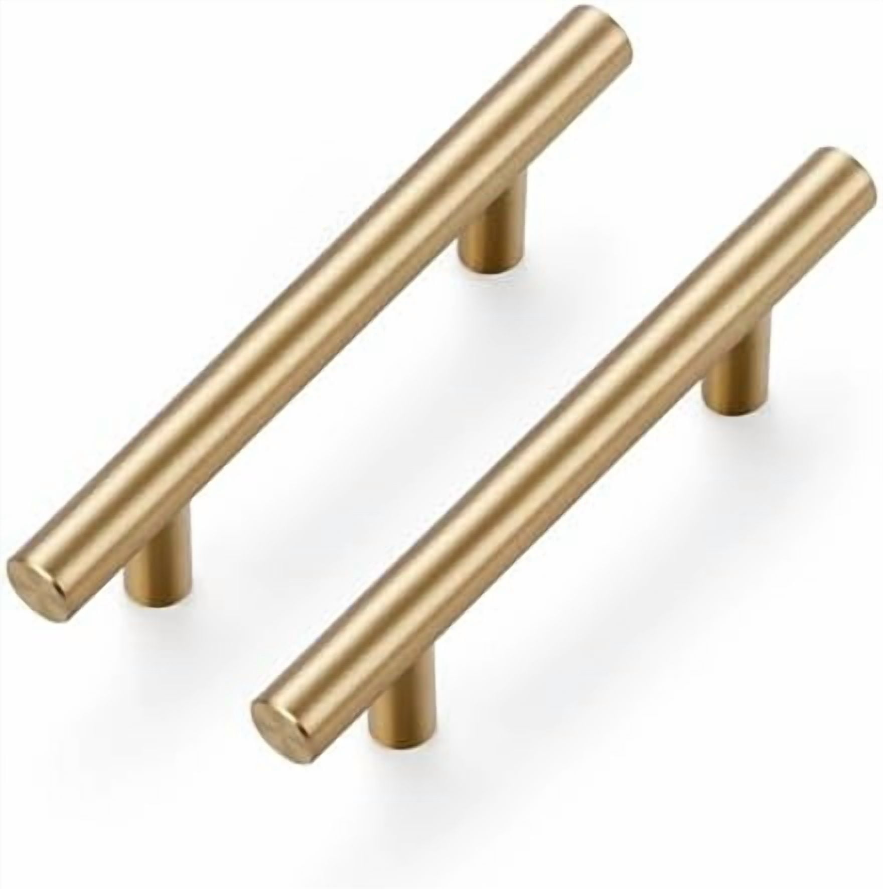 12 Pack 5 Inch Cabinet Pulls Champagne Bronze Stainless Steel Kitchen ...