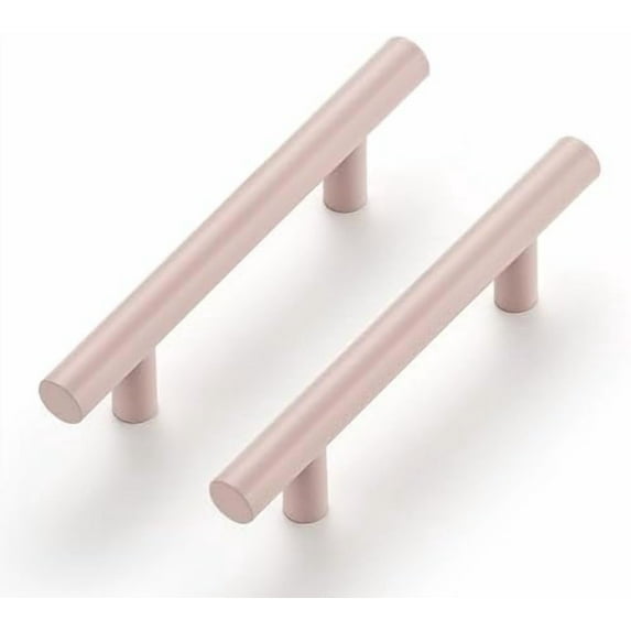 12 Pack | 5 Inch Cabinet Pulls Pink Stainless Steel Kitchen Drawer ...