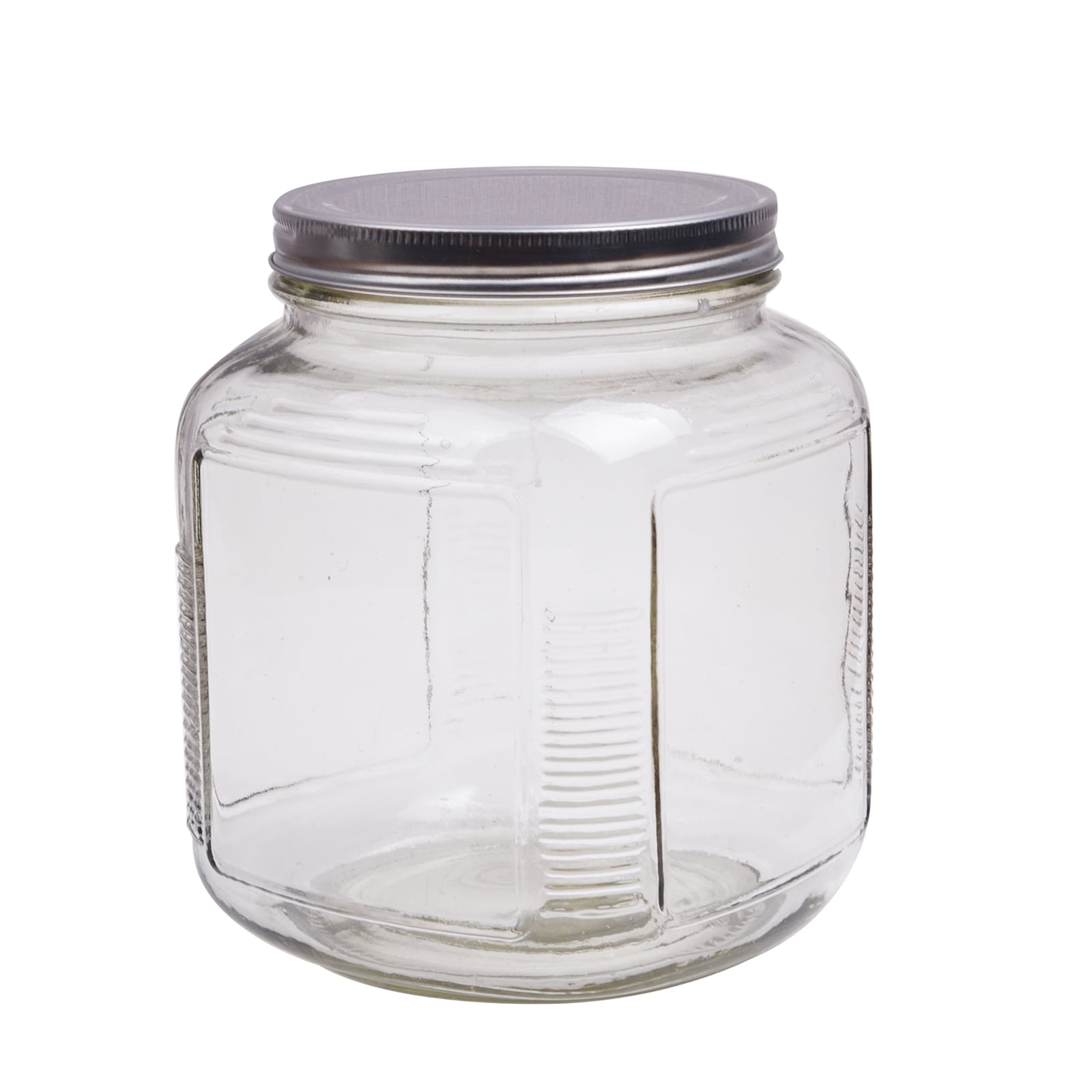 Ashland® Large Tall Glass Container, 12 Pack: 6.75" Square Cracker ...