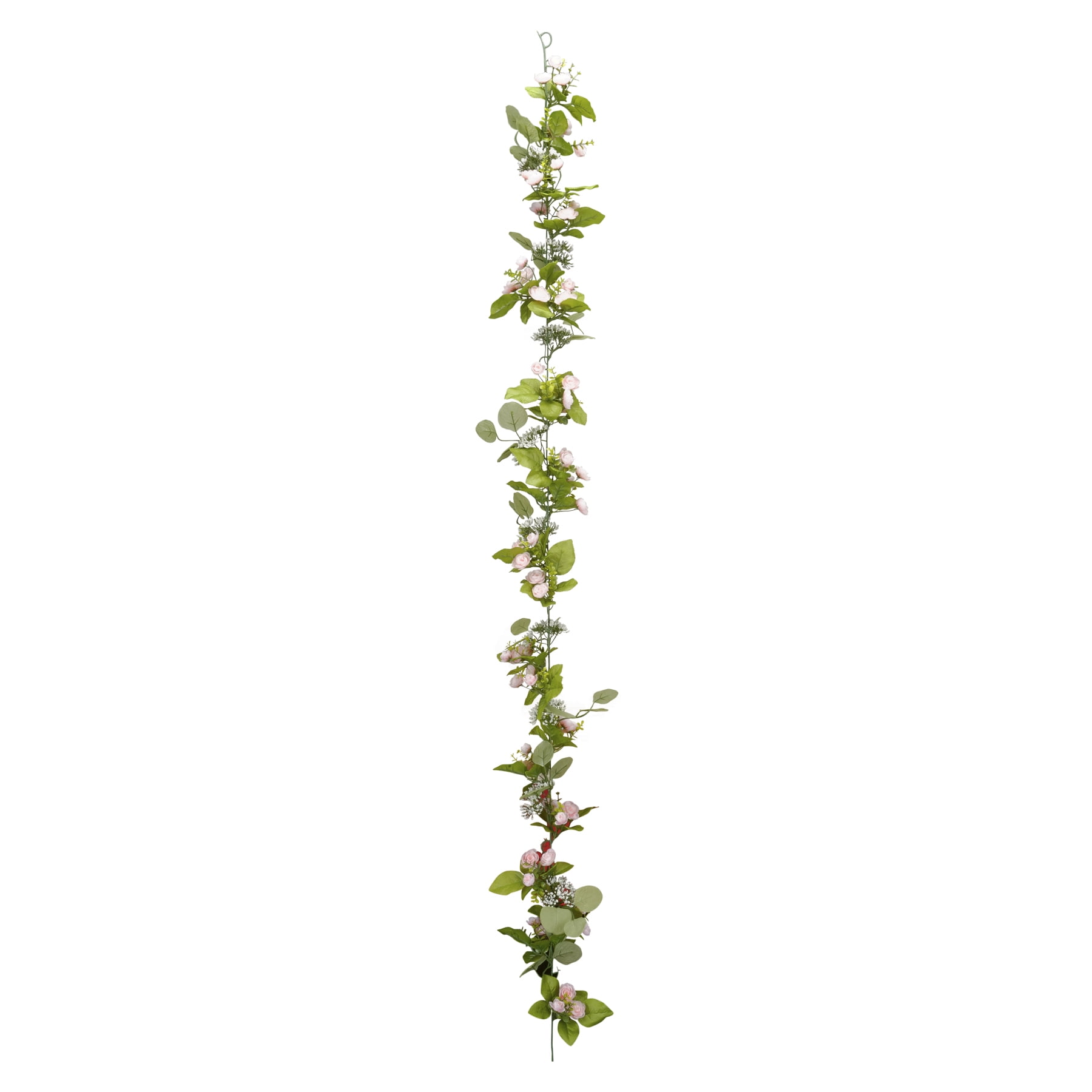 Ashland® 12 Pack of 6ft. Mini Rose Vine Garland, Artificial Flower ...