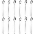 12 Pack 7.8 Inch Stainless Steel Long Handle Iced Tea Spoons Mirror ...