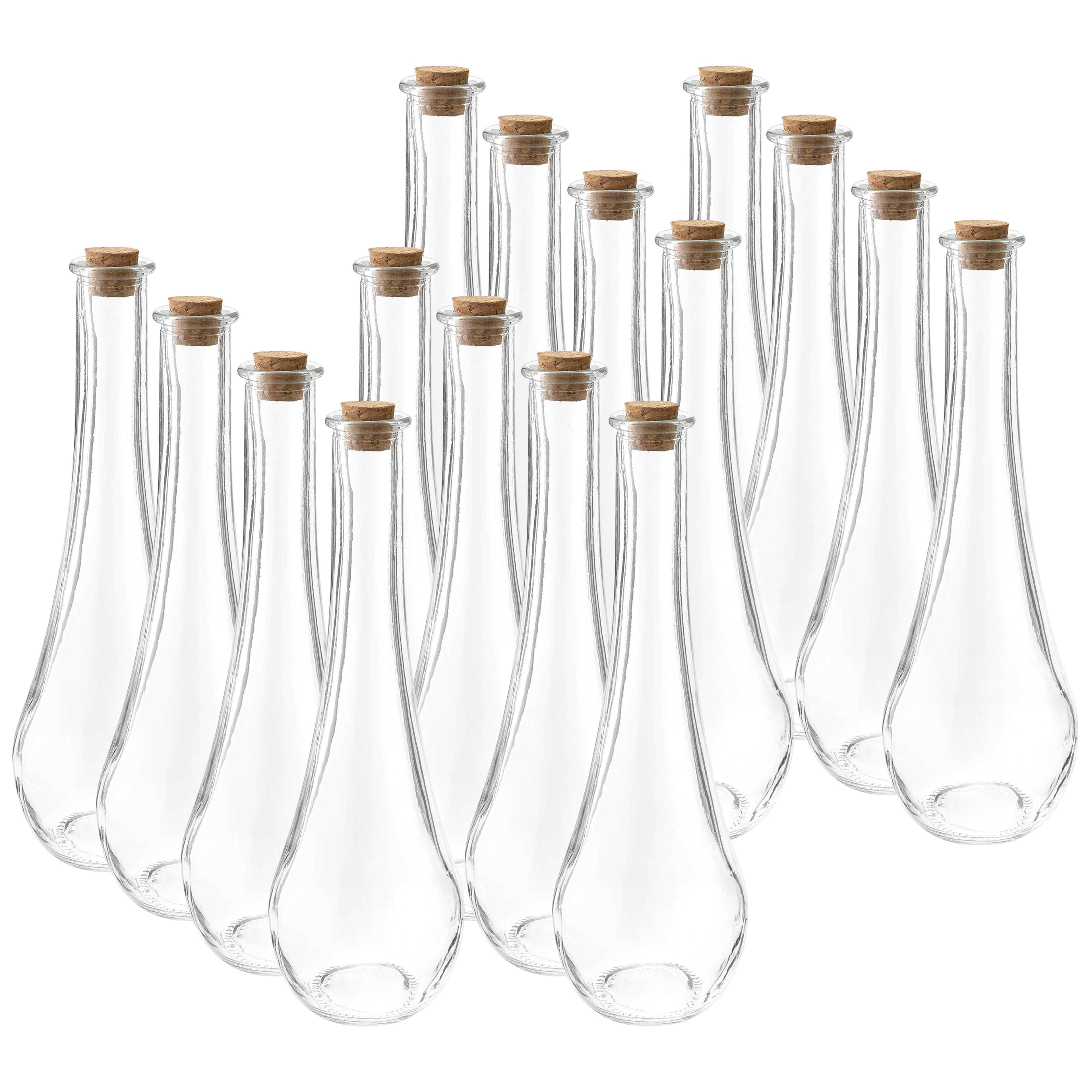 7” Clear Glass Teardrop Vinegar Bottle by Ashland - Decorative Bottle ...