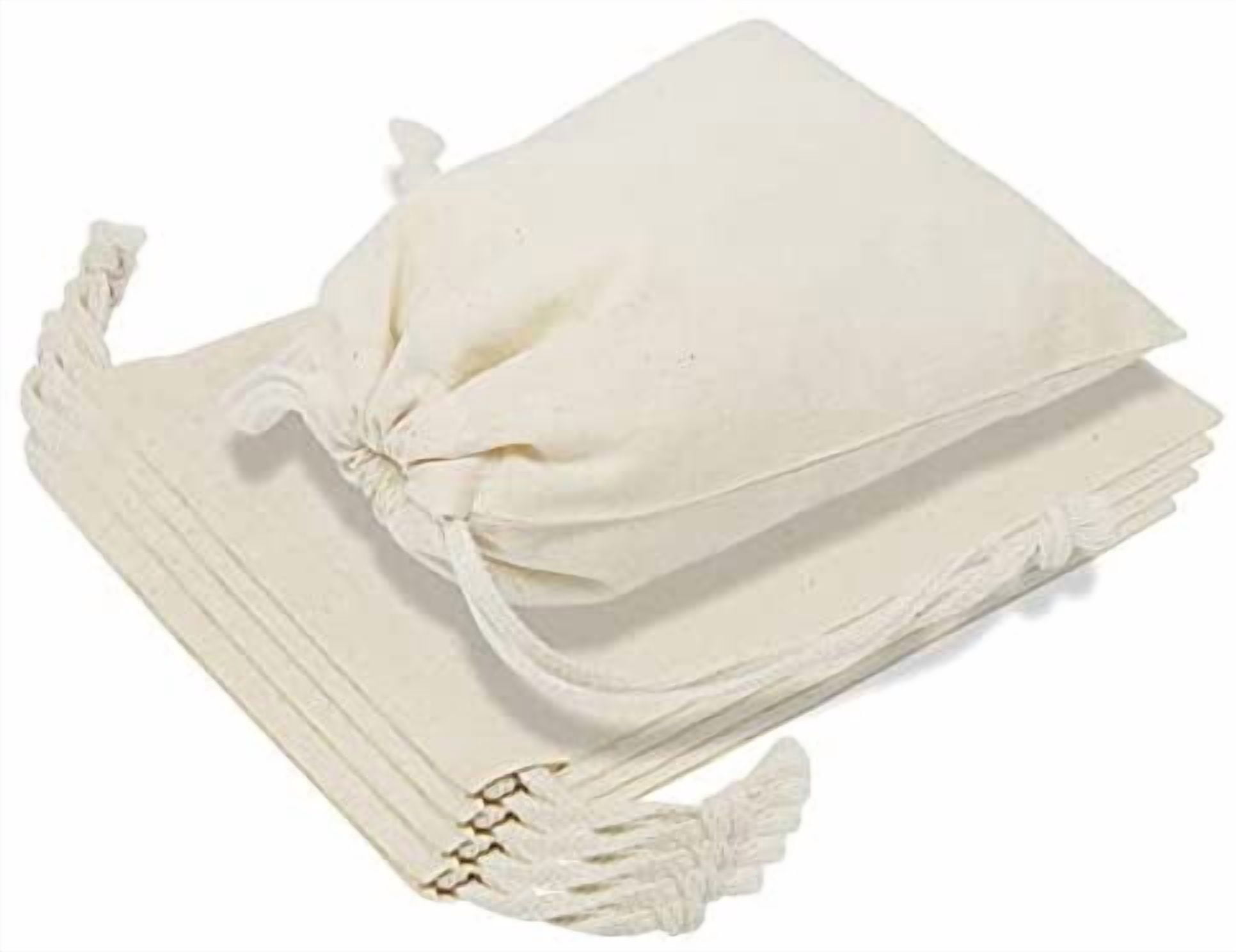12-Pack 8” x 10” Reusable Produce Bags, Muslin Bags with Drawstrings ...