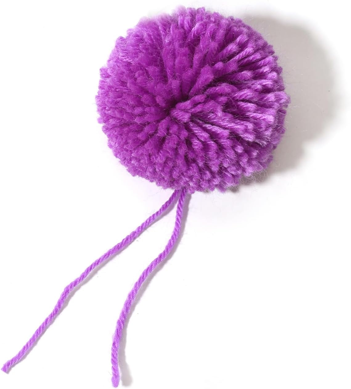 12-Pack 8cm/3 Inch Fuzzy Pom Poms with Tails for Hats, Party Supplies ...