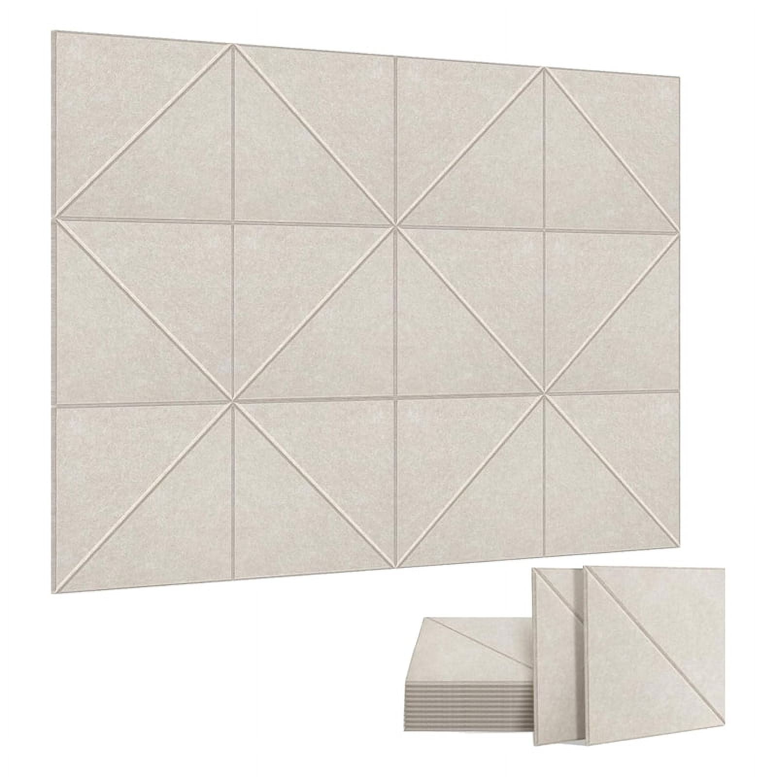 12 Pack Acoustic Panels, 12 X 12Inch Decorative Soundproofing Panels ...