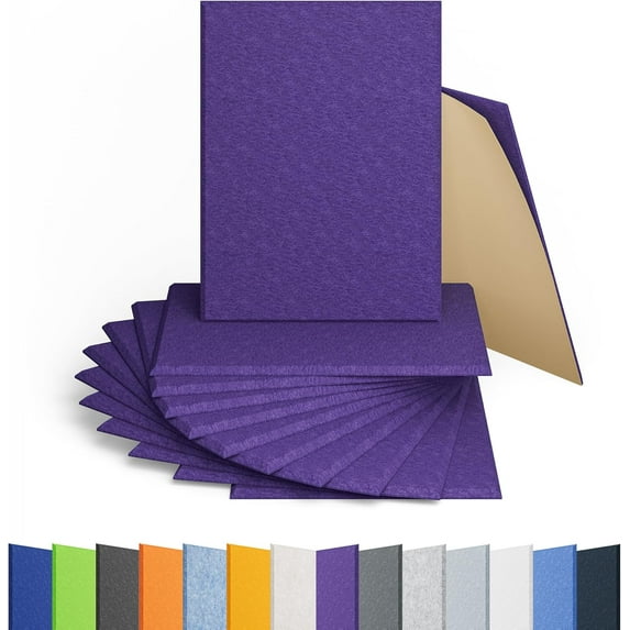 12 Pack Acoustic Panels Self Adhesive Sound Proof Foam, High Density ...